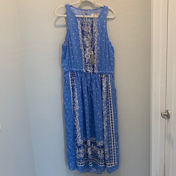 LOFT | Dresses | Ann Taylor Loft Nwt Gorgeous Blue Dress | Poshmark